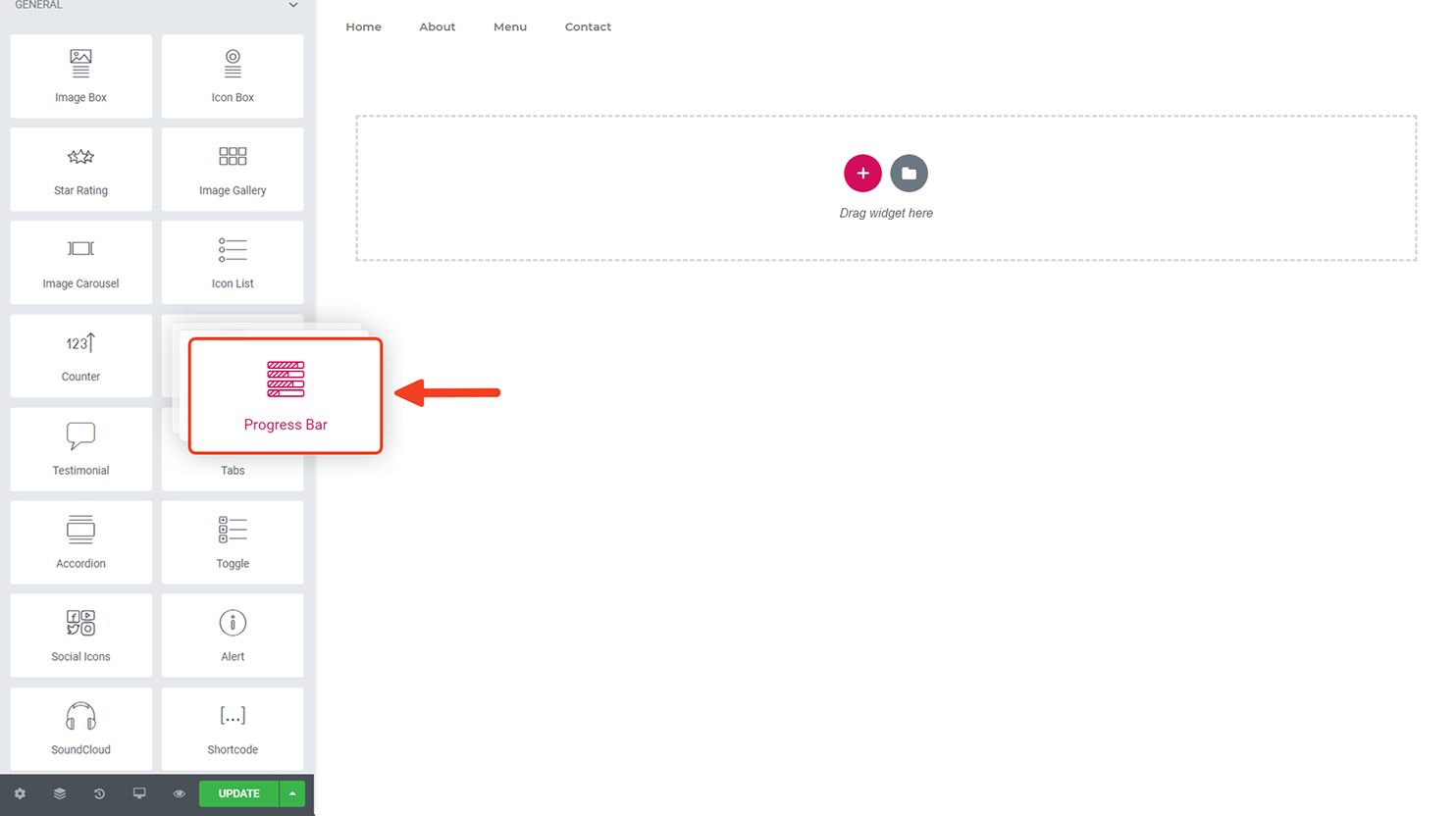 Progress Bar Widget – 10Web Help Center