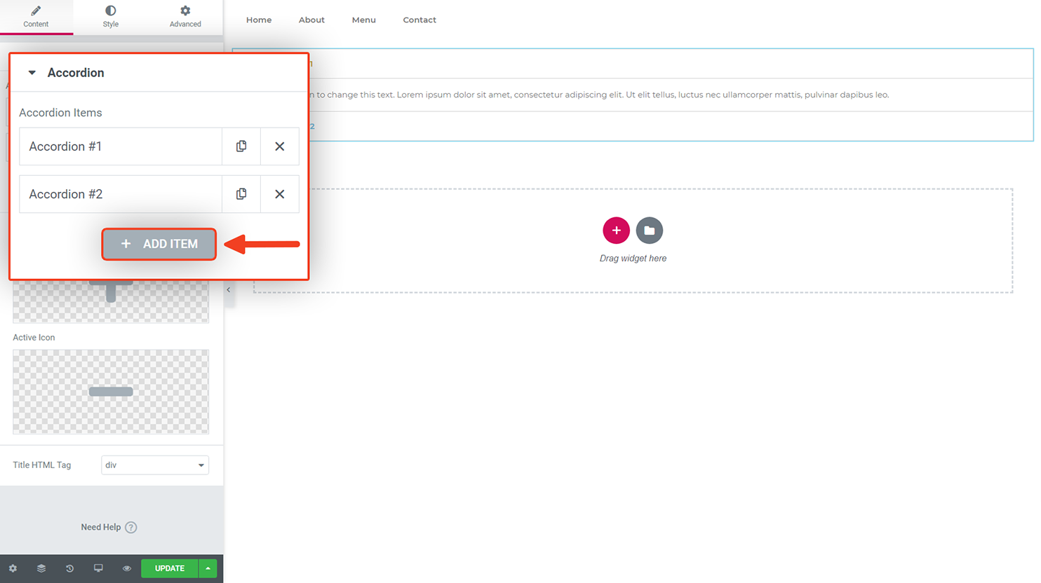 Accordion Widget – 10Web Help Center