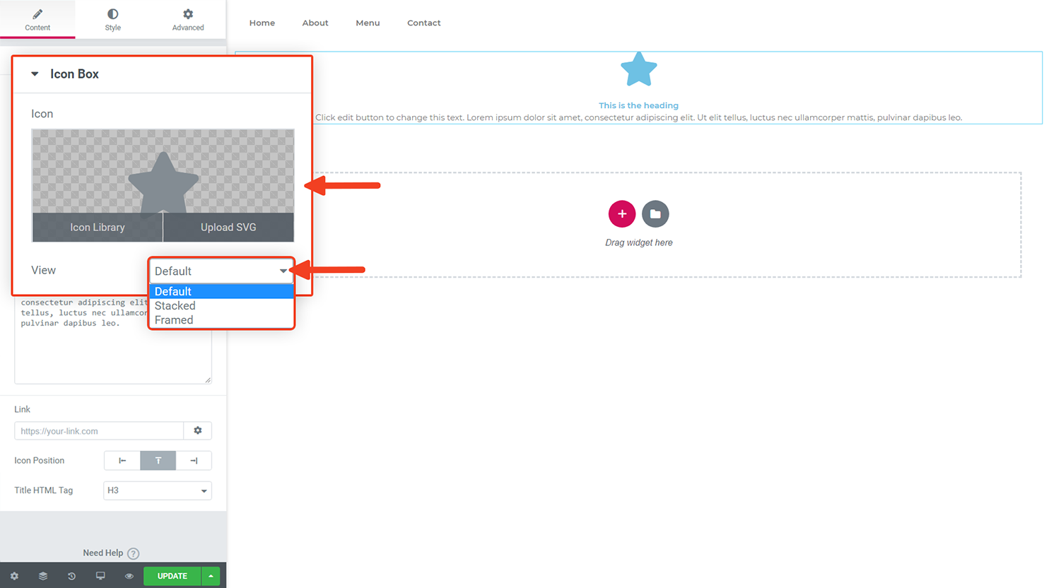 Icon Box Widget – 10Web Help Center