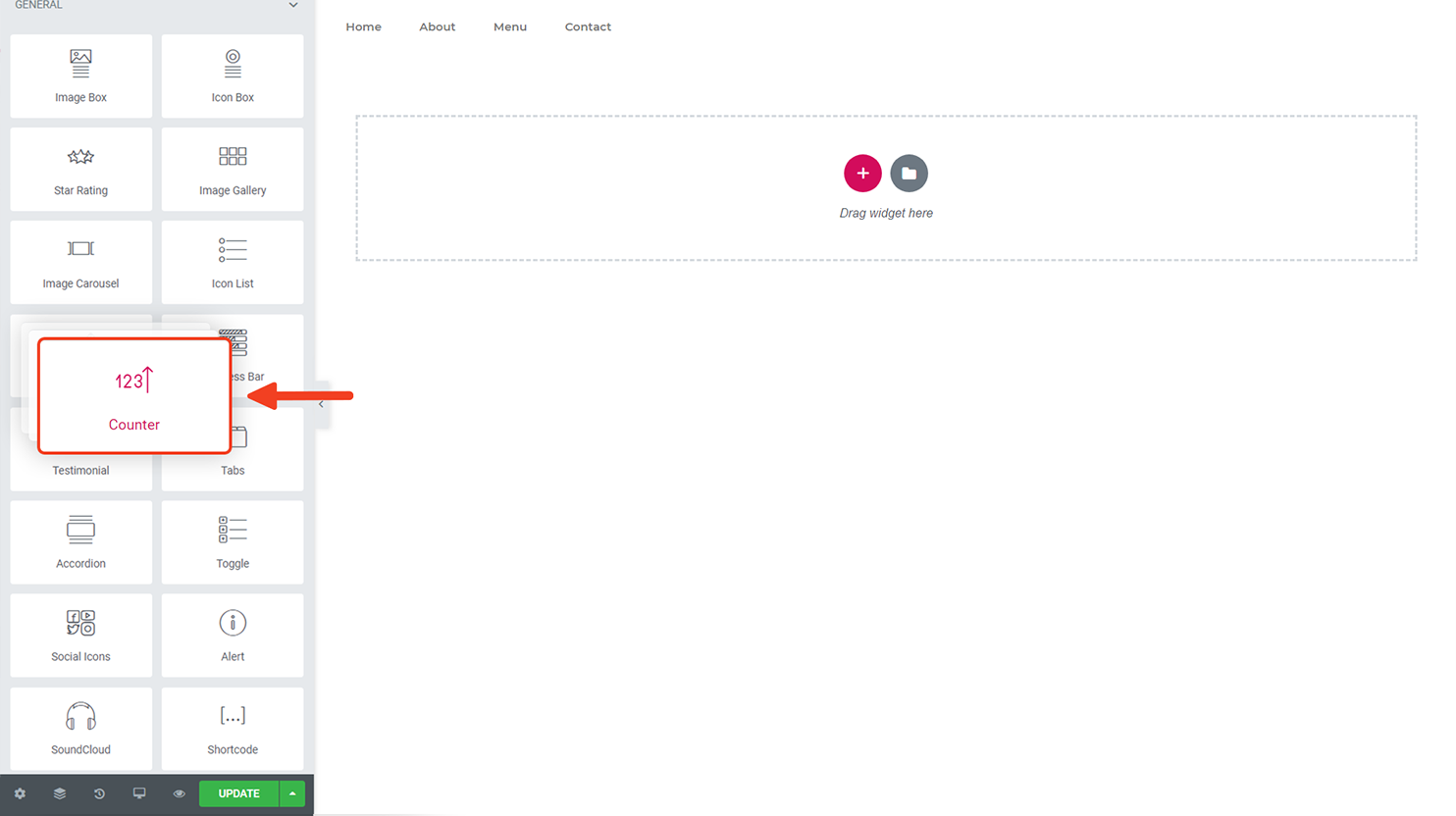 Counter Widget – 10Web Help Center