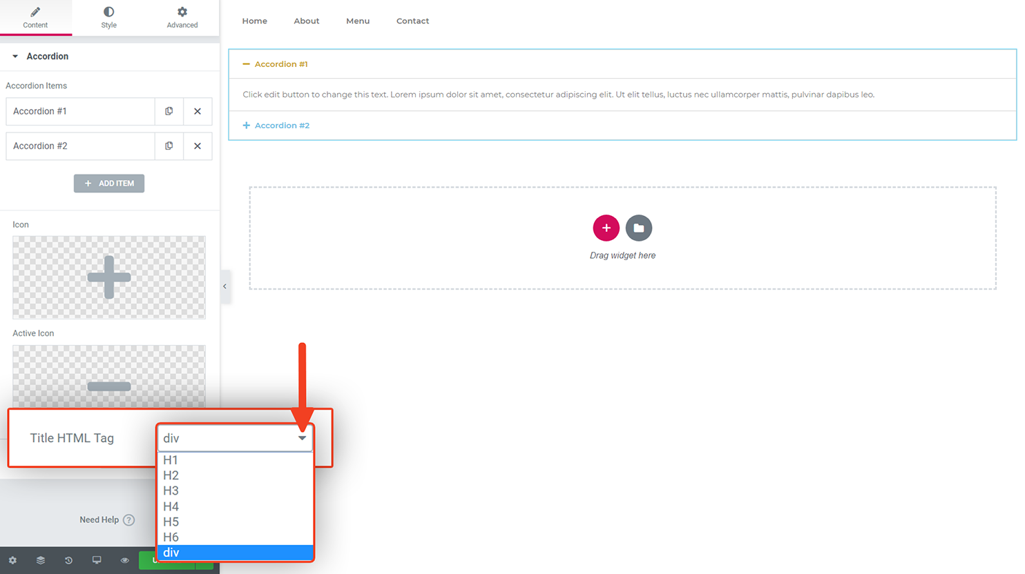 Accordion Widget – 10Web Help Center